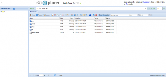 Cara install eXtplorer file manager - idnetter.com